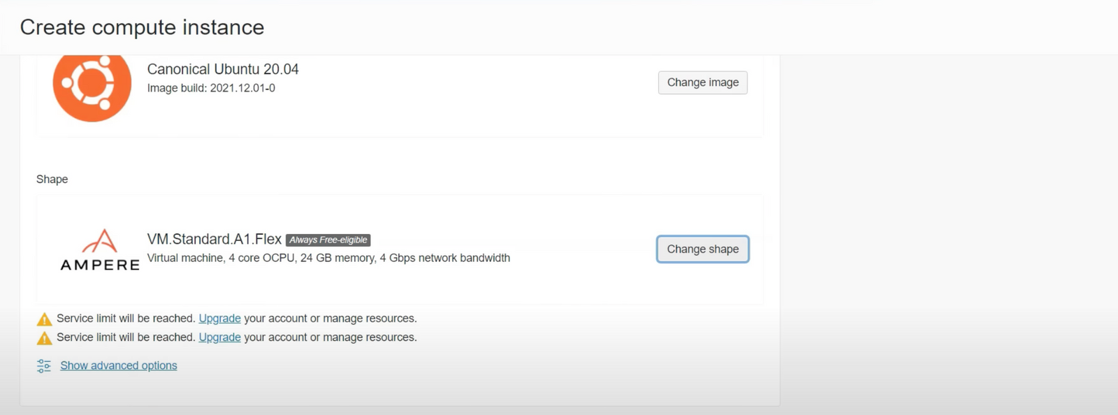 Create a free virtual machine in the cloud - Oracle Cloud